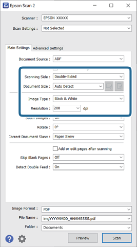 Scannen mit Epson Scan 2