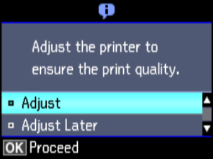 Adjusting the Printer to Guarantee Print Quality